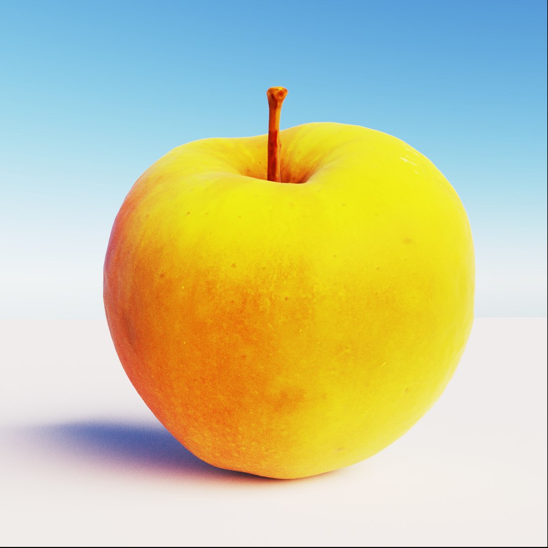 Photorealistic 3D Scan Of Apple Model - TurboSquid 2272932
