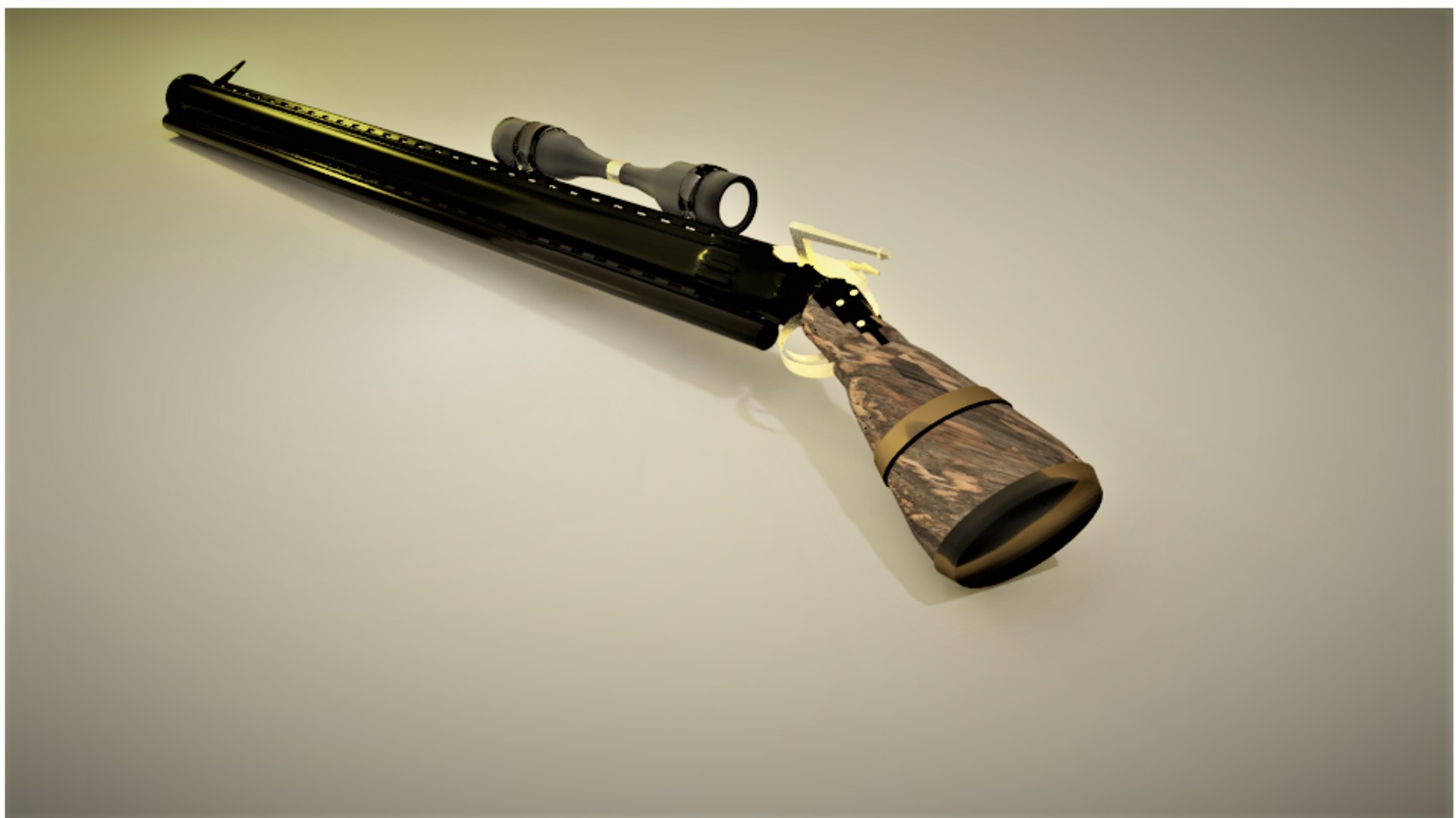 Rifle Model - TurboSquid 1344661