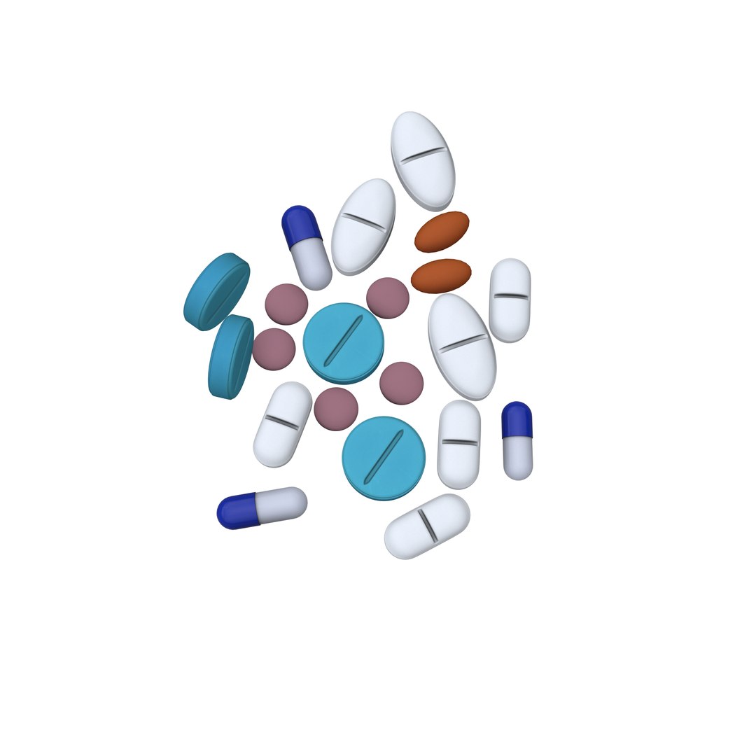 3D Model Pills - TurboSquid 2139118