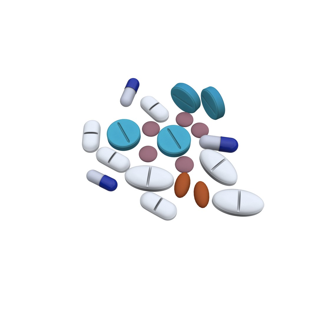 3D Model Pills - TurboSquid 2139118