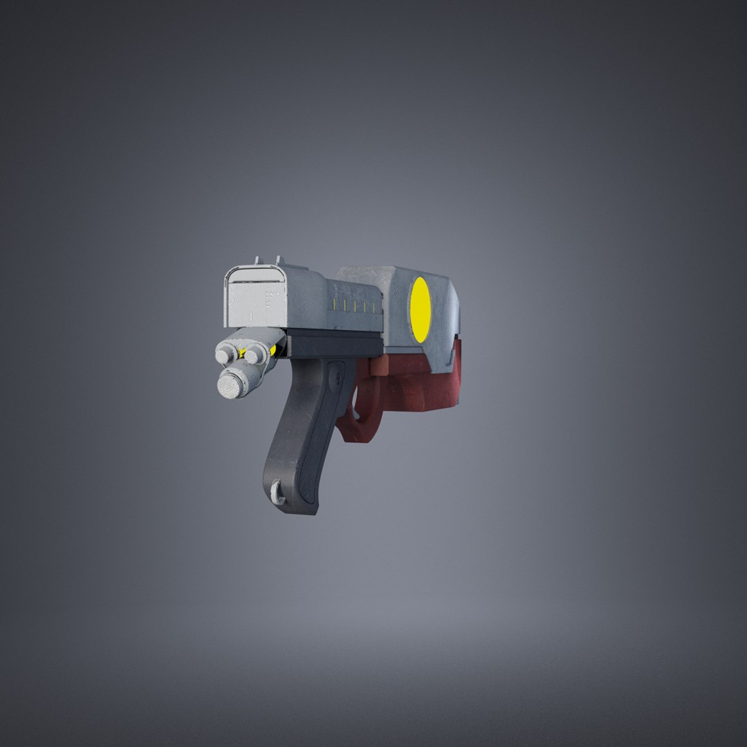 Laser Gun 3d Model