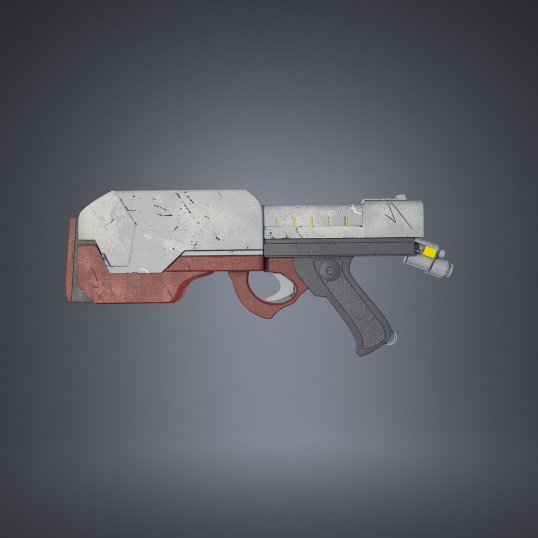 Laser Gun 3d Model