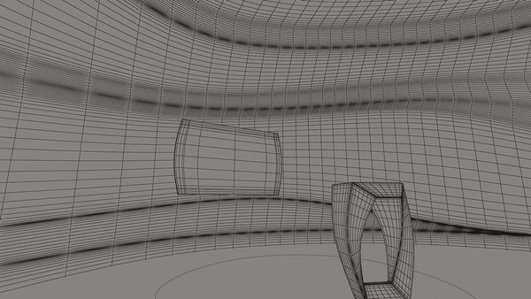 3D модель Футуристическая коллекция научно-фантастических телестудий ...