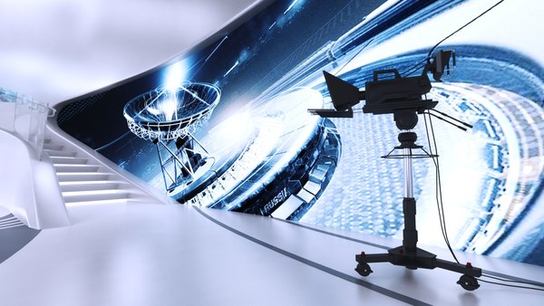 3D модель Футуристическая коллекция научно-фантастических телестудий ...