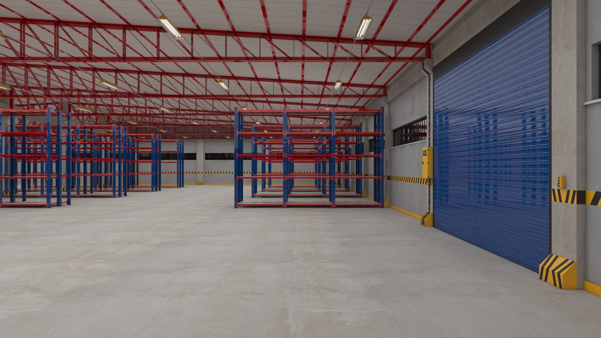 3D model warehouse factory packing - TurboSquid 1569635