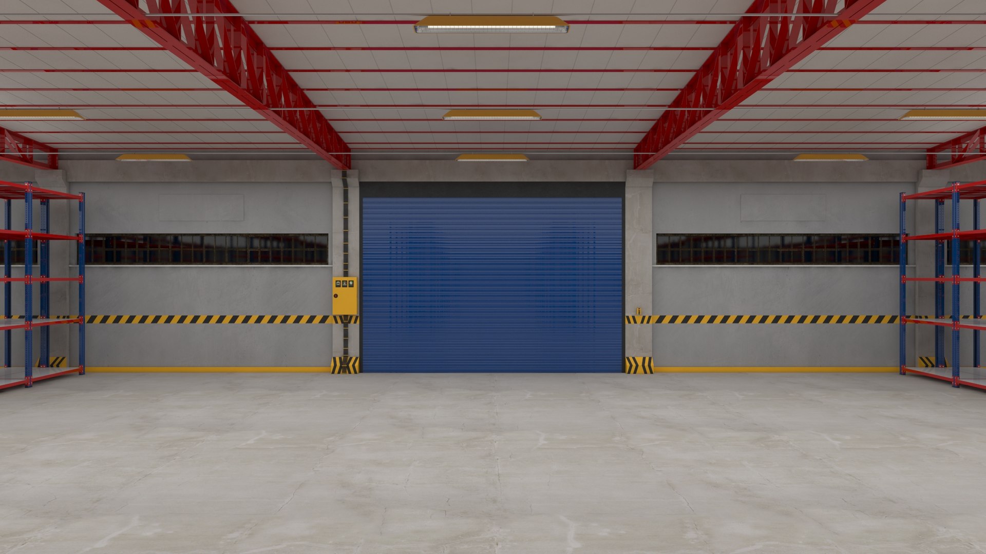 3D model warehouse factory packing - TurboSquid 1569635