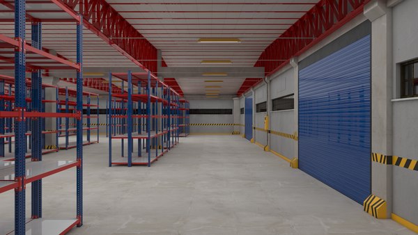 3D model warehouse factory packing - TurboSquid 1569635