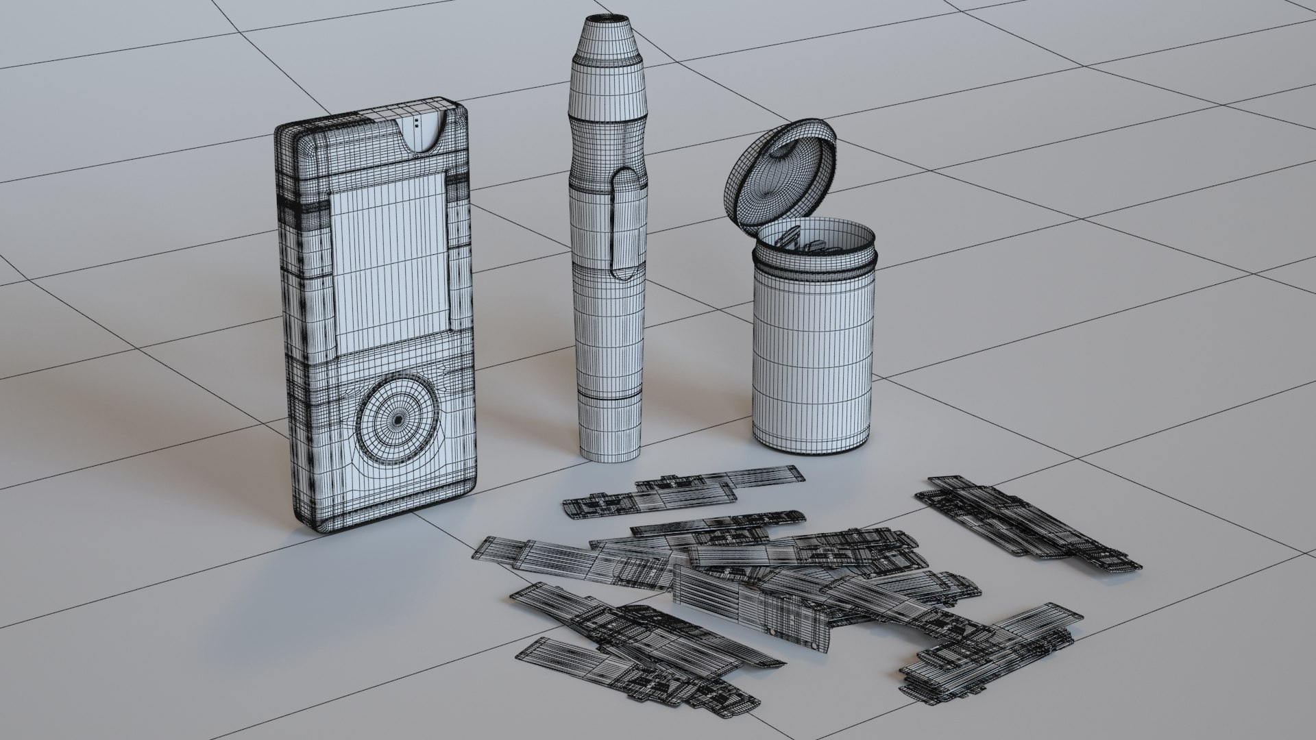 Blood Glucose Test Device 3D Model - TurboSquid 1508163