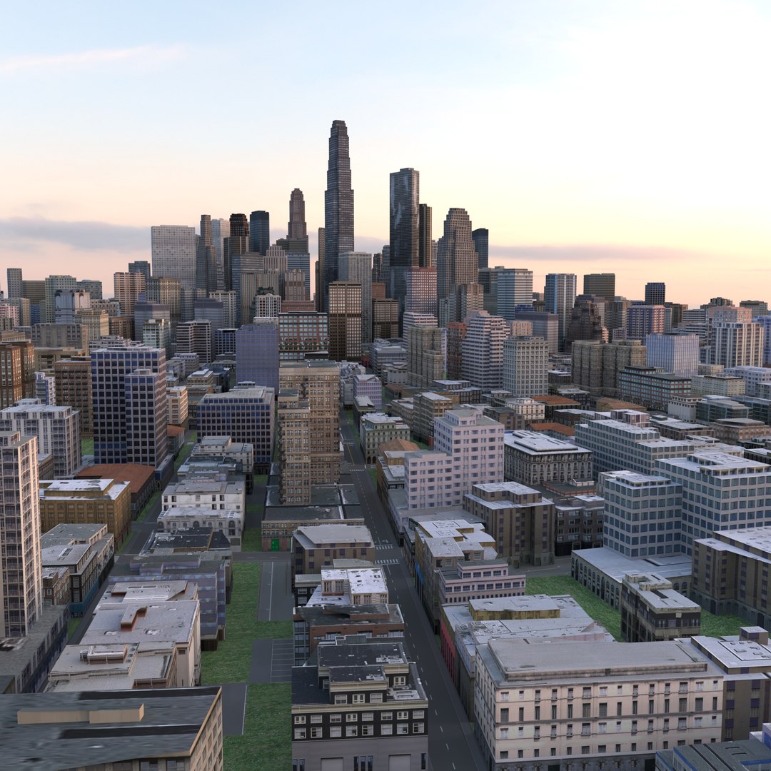 City 62 3D Model - TurboSquid 1974536