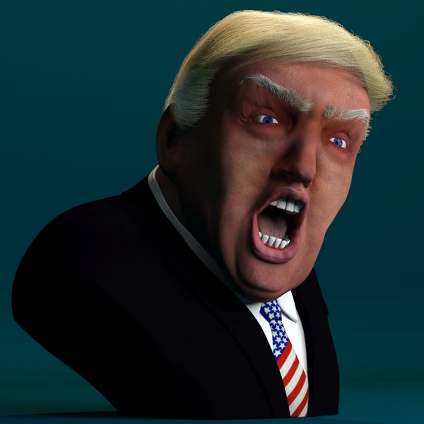 modelo 3d Donald Trump RIGGED - TurboSquid 1027757
