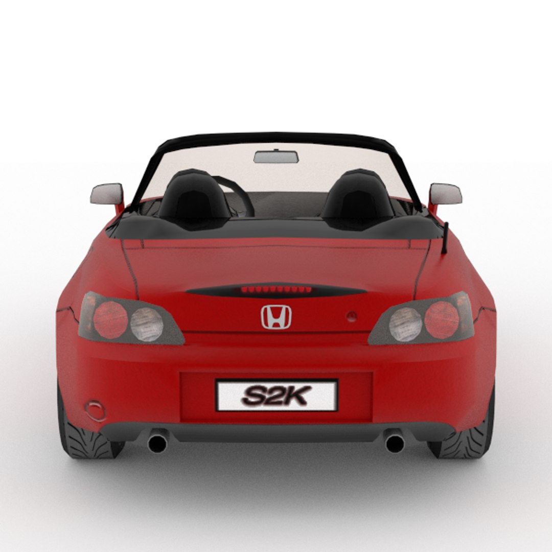 3d Model Low-poly Honda S2000