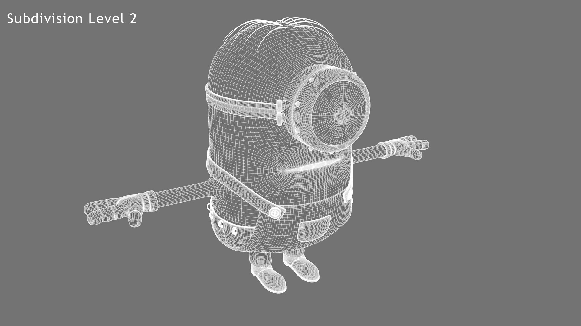 3D Minion Stuart Cartoon Animation - TurboSquid 1646296