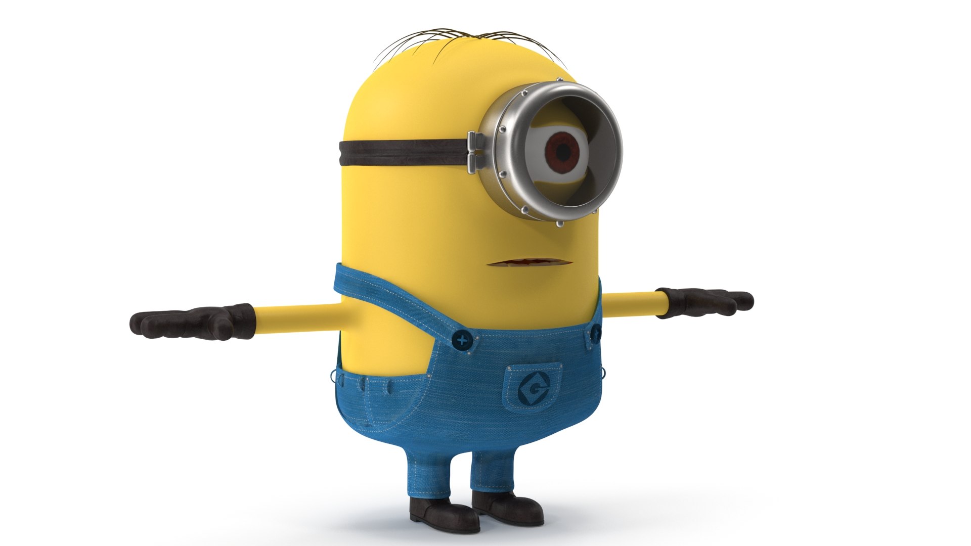 3D Minion Stuart Cartoon Animation - TurboSquid 1646296