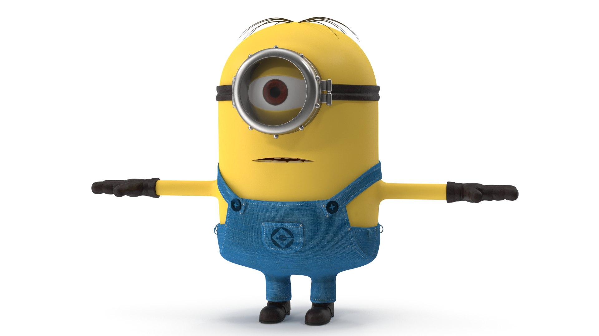 3D Minion Stuart Cartoon Animation - TurboSquid 1646296