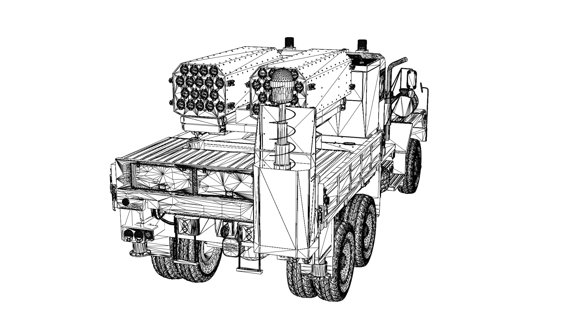 Missile Launcher Bi-gung 3D Model - TurboSquid 2218380
