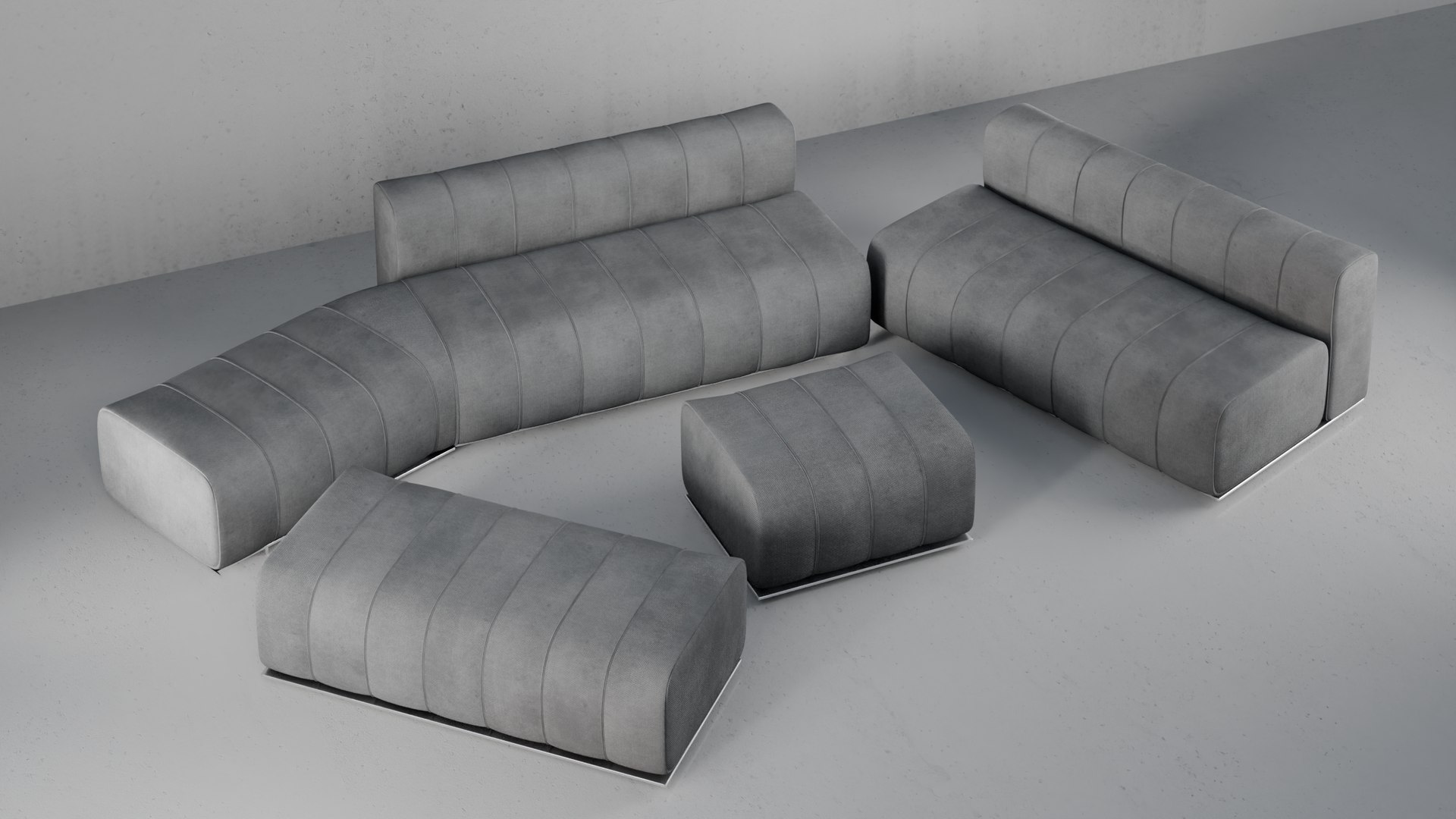 Freeman Lounge Set By Minotti 3D Model - TurboSquid 2176948