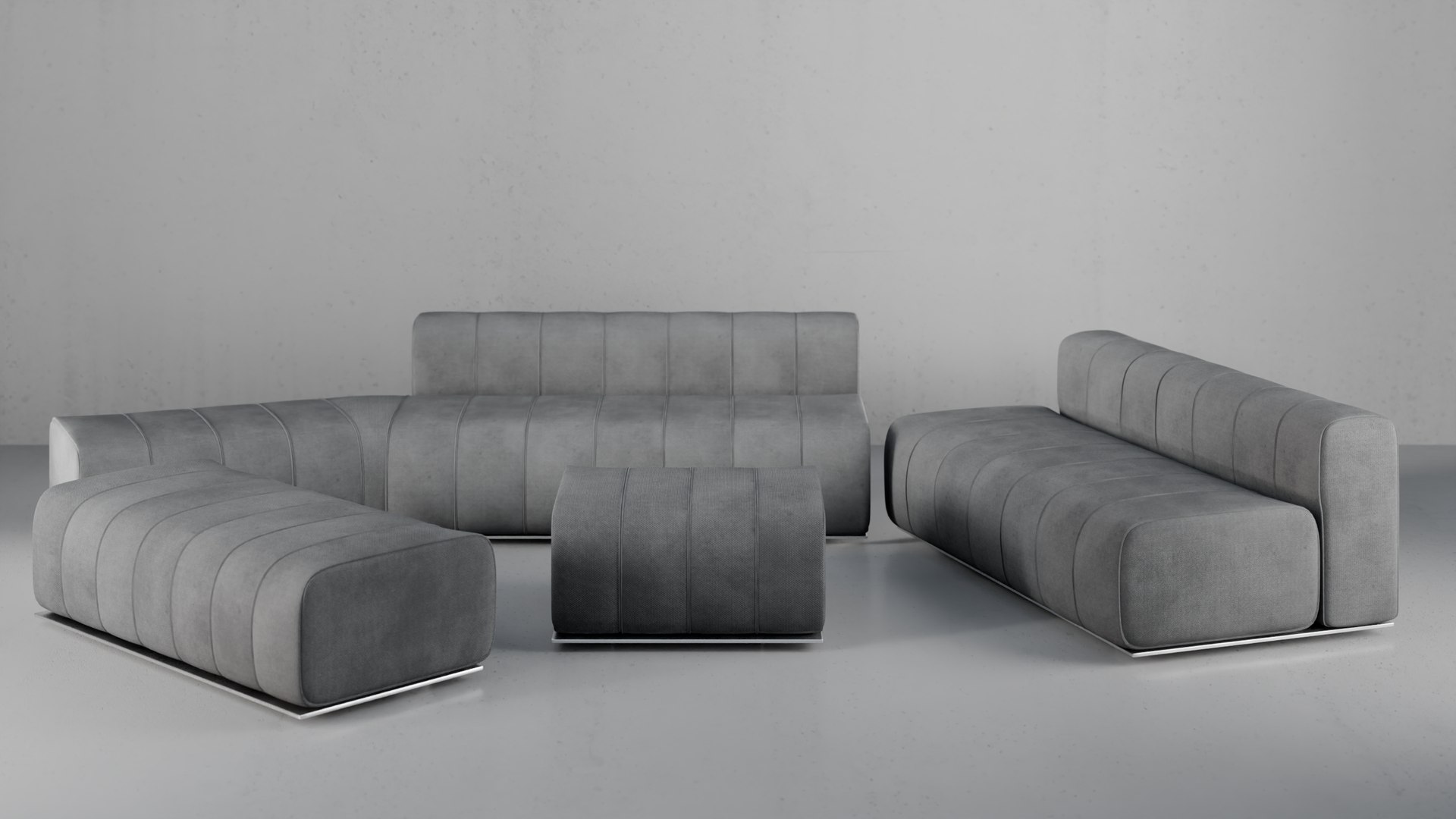 Freeman Lounge Set By Minotti 3D Model - TurboSquid 2176948