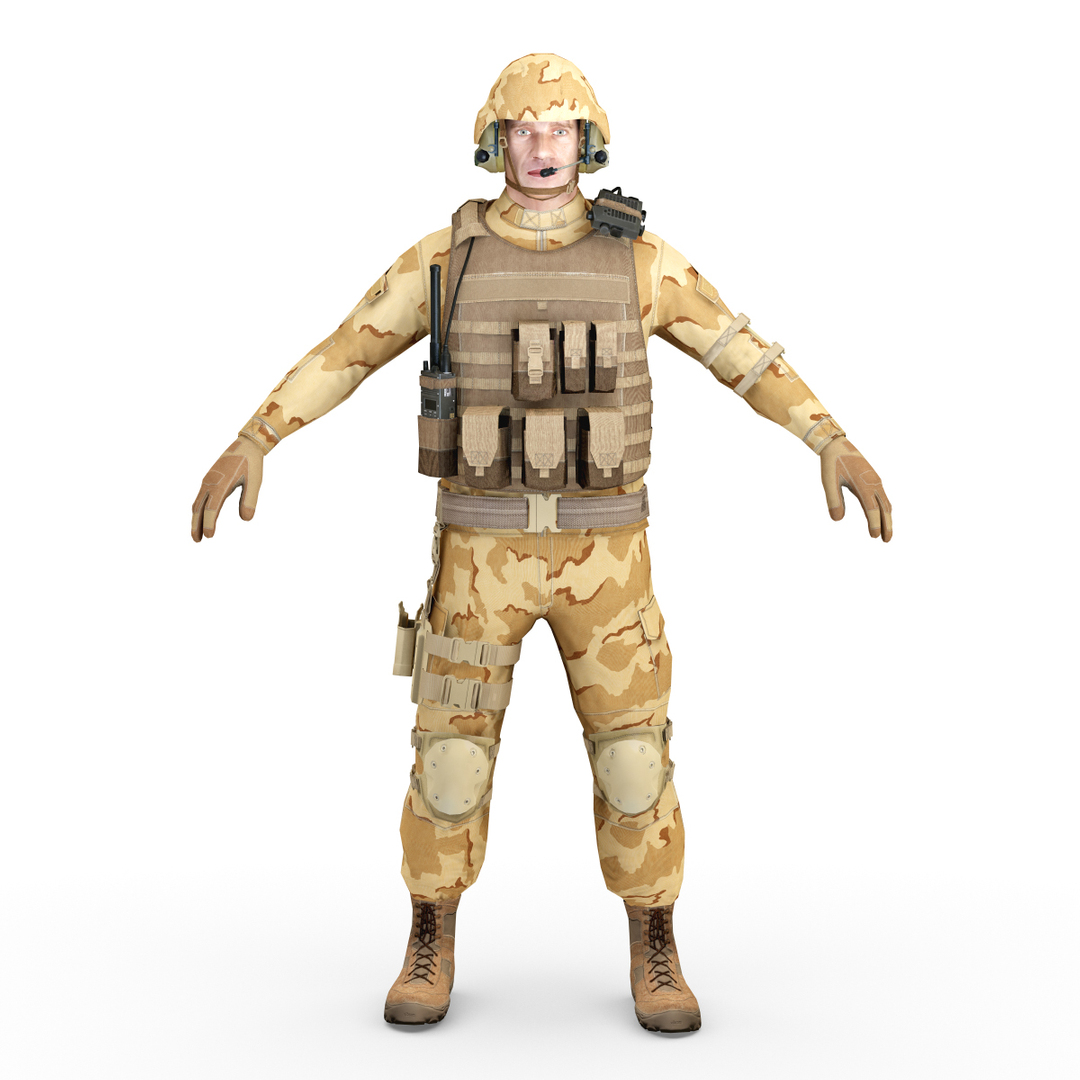 Sas Soldier 2 Static 3d Obj