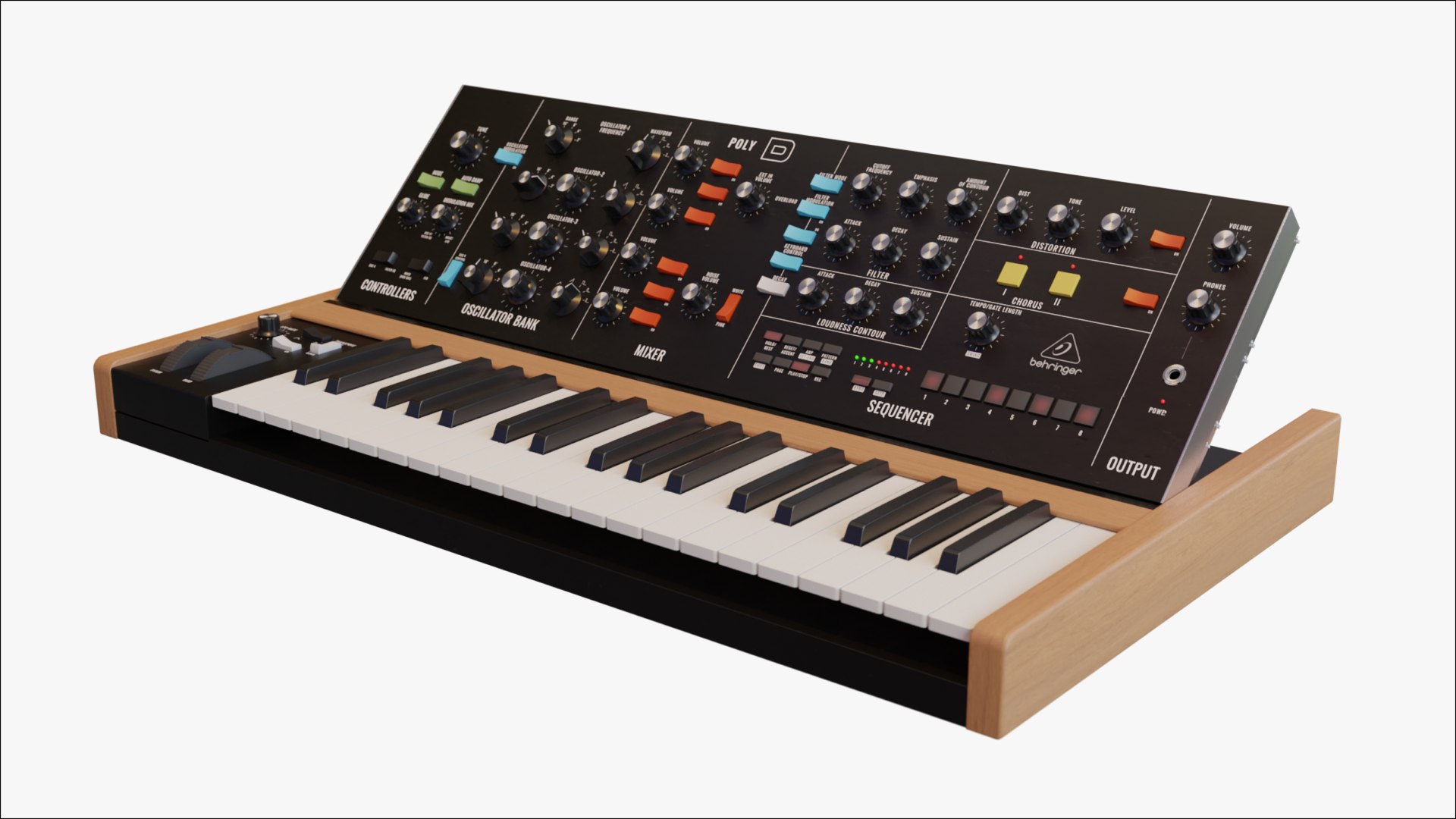 3D Moog D Behringer Model - TurboSquid 1547190