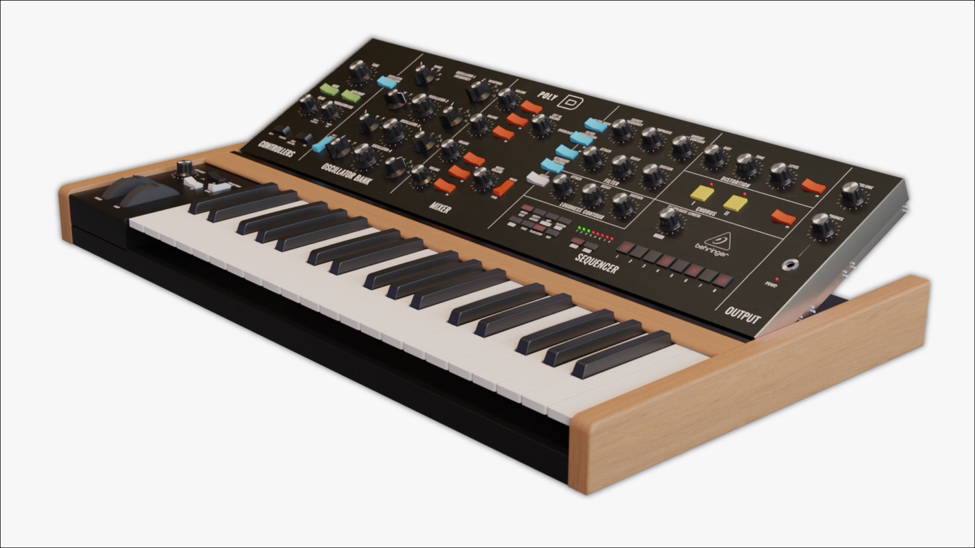 3D Moog D Behringer Model - TurboSquid 1547190