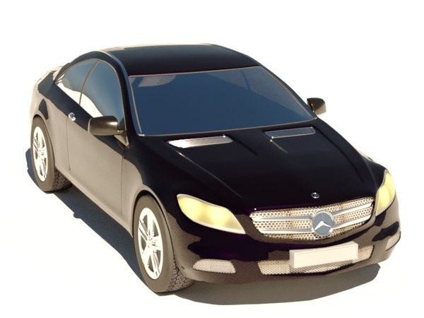3D mercedes-benz cl exterior - TurboSquid 1591353