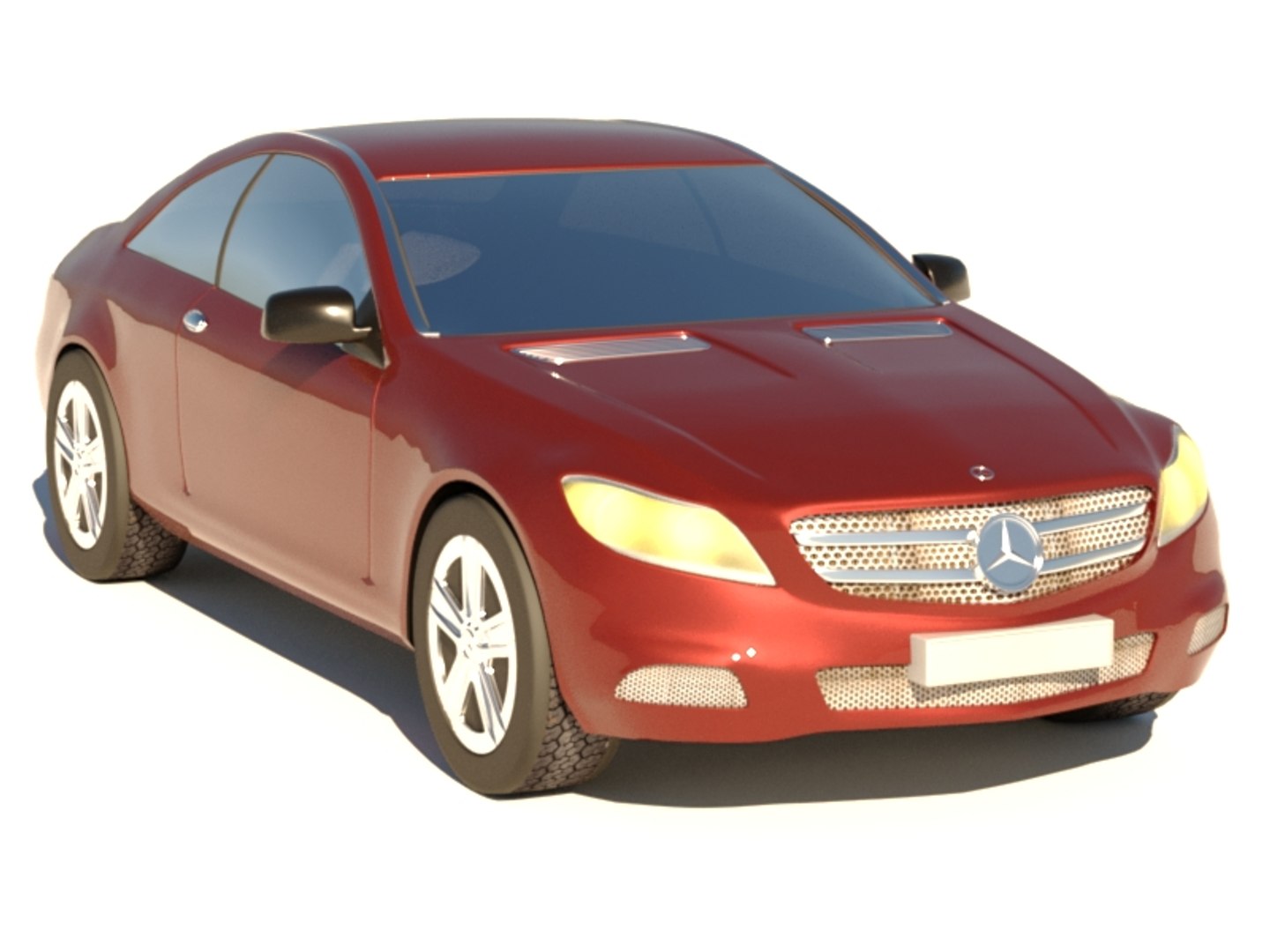 3D mercedes-benz cl exterior - TurboSquid 1591353