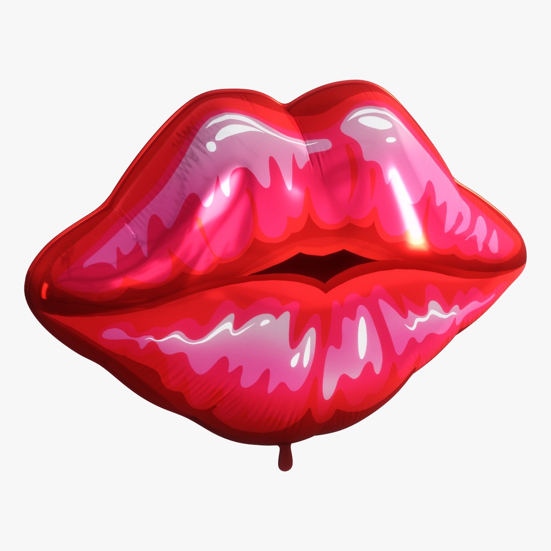 Foil Balloon Lips 3D Model - TurboSquid 1839047