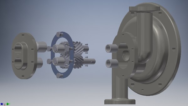 3D модель Gear pump 3D model - TurboSquid 2093967