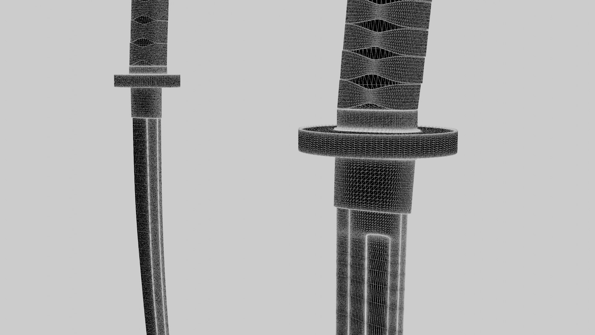 Katana And Tanto 3D Model - TurboSquid 2080491