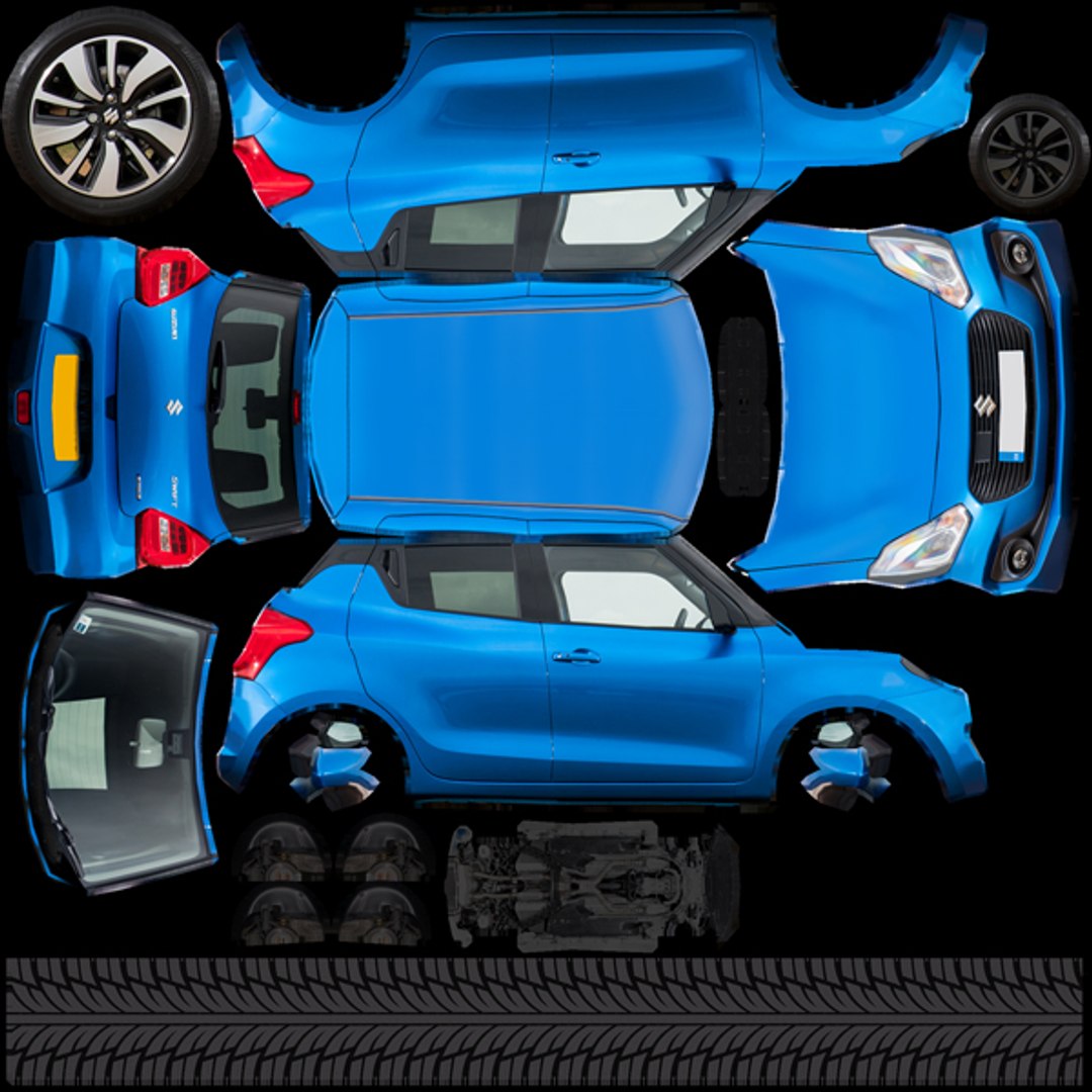 2017 Suzuki Swift 3D Model - TurboSquid 1162140