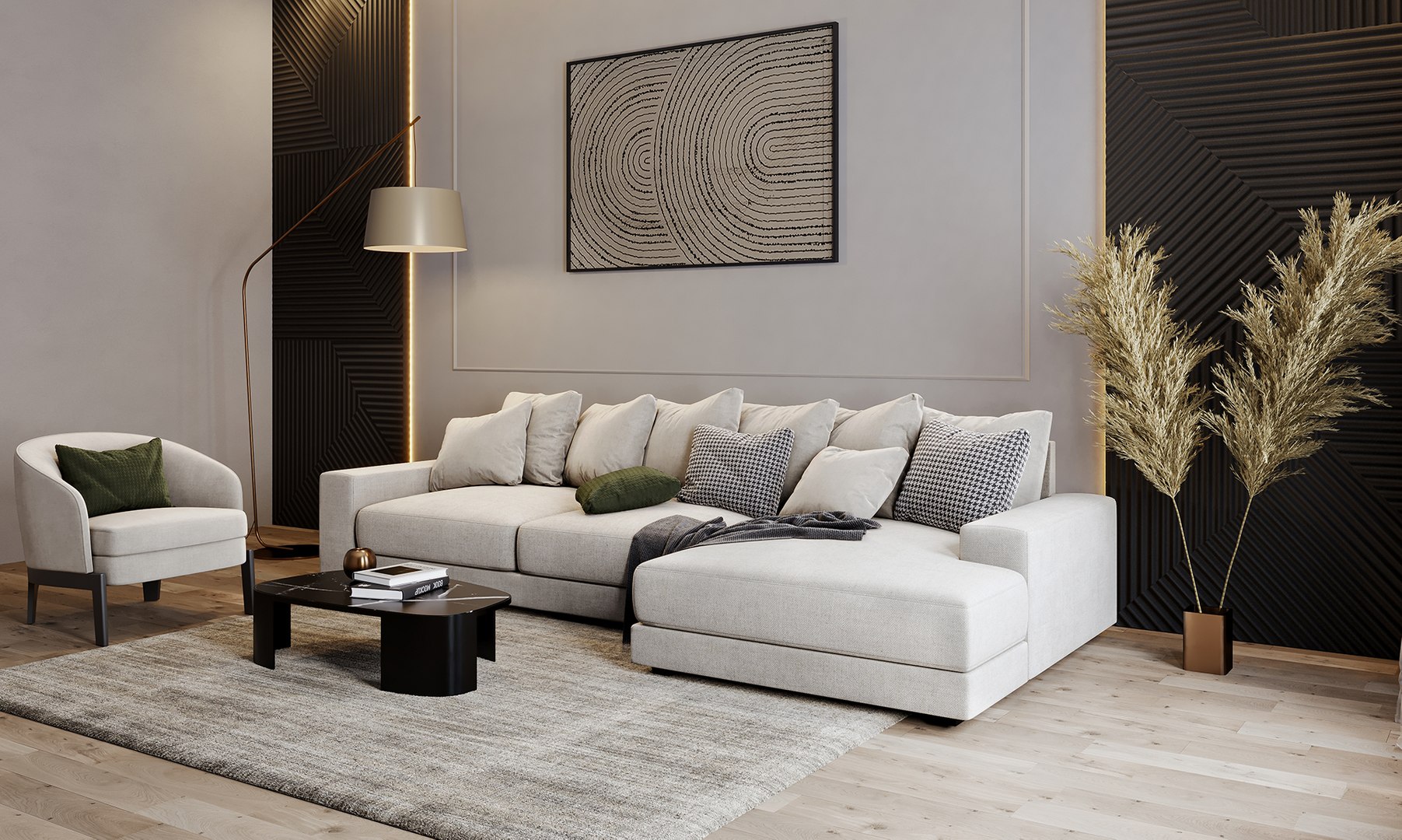 Interior Living Rooom Scene 49 Corona 2014 3D Model - TurboSquid 2287828