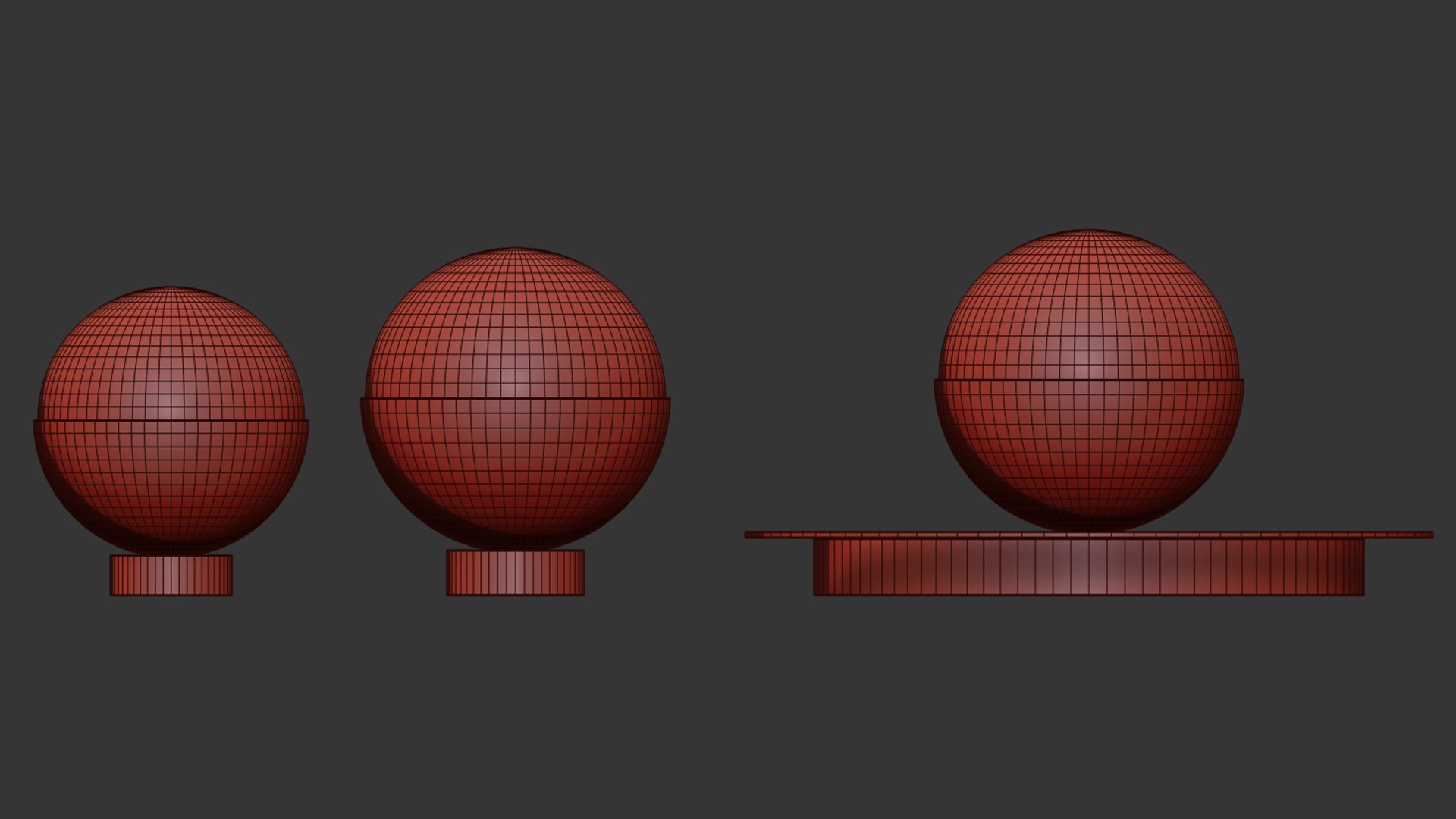 Orb Disc Ruby Watts Lighting Wall Lamp Model - TurboSquid 2149625