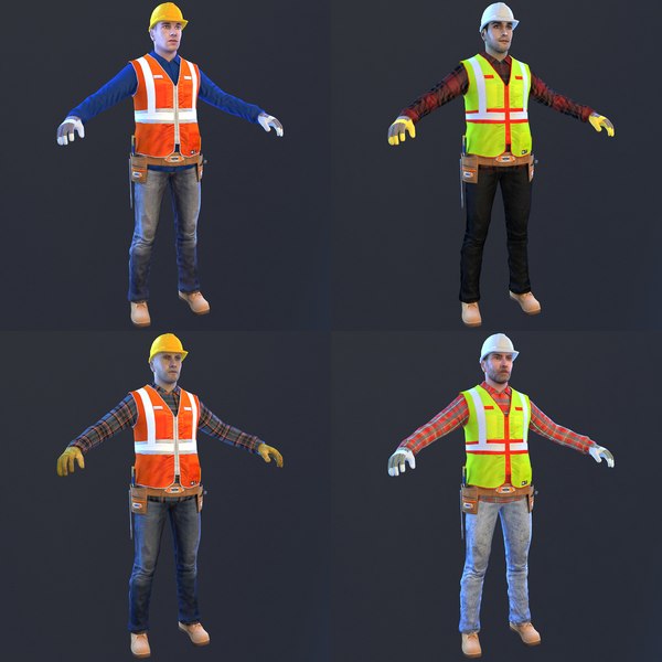 Construction Worker 3D Models for Download | TurboSquid
