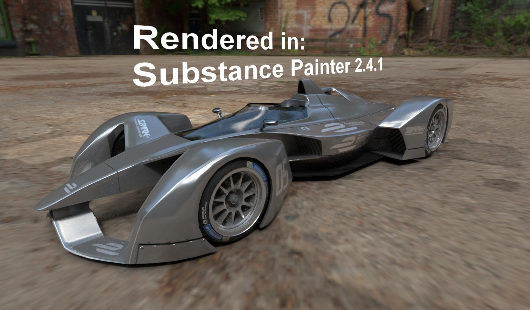 3d Spark Racing Technology Srt05e Model