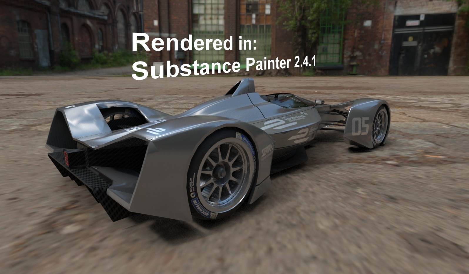 3d spark racing technology srt05e model