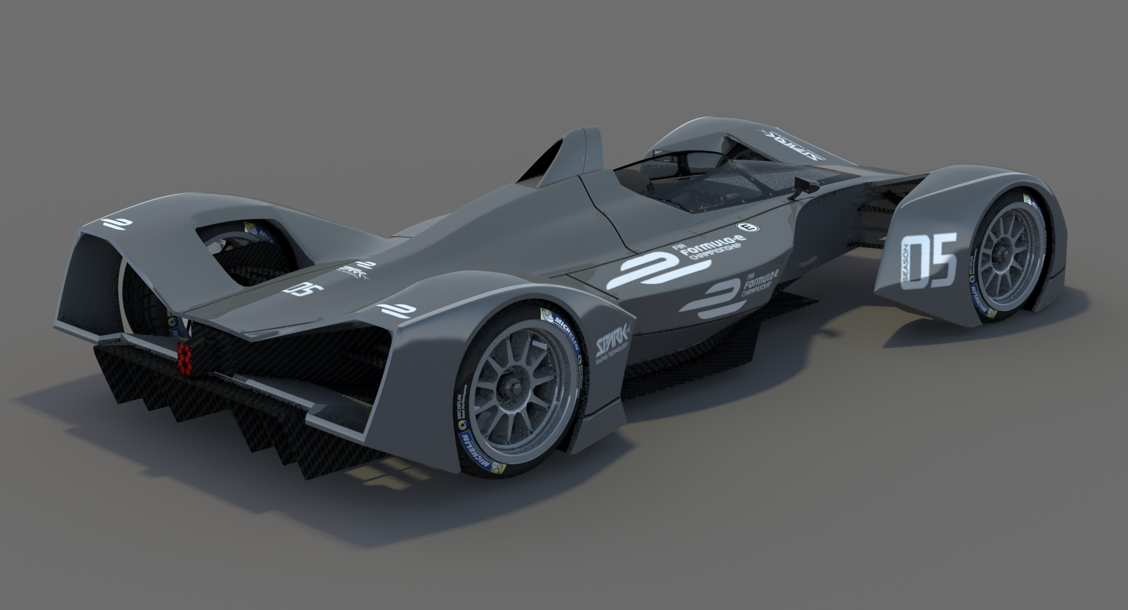 3d spark racing technology srt05e model