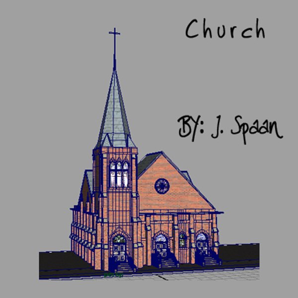 3d model church