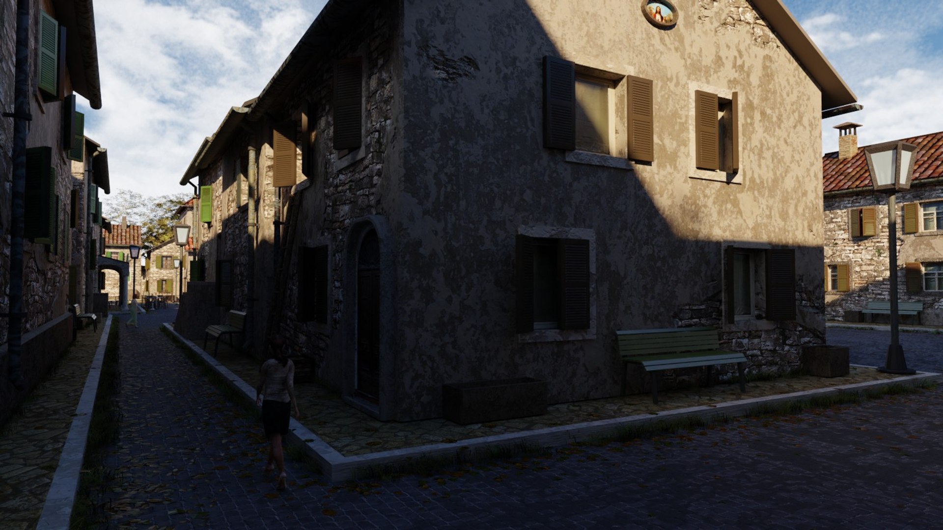 Small town blender 3D model - TurboSquid 1479112