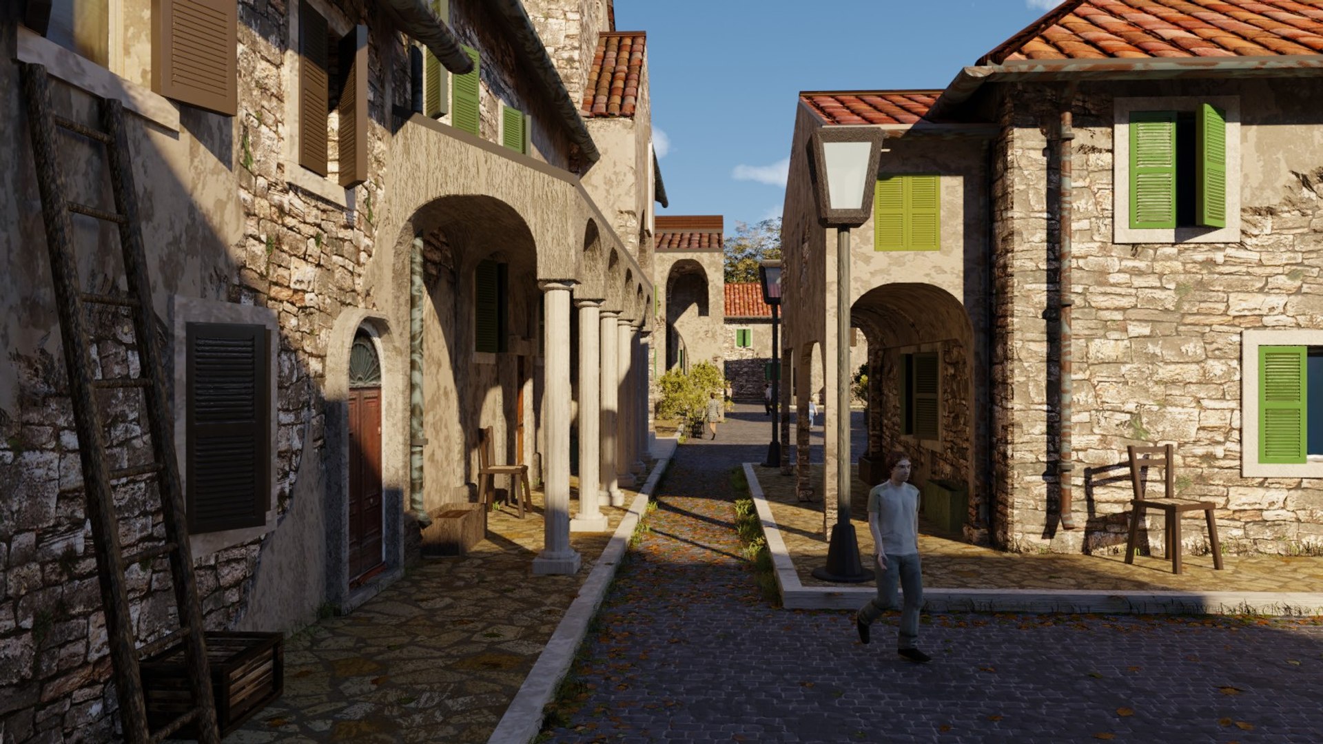 Small town blender 3D model - TurboSquid 1479112