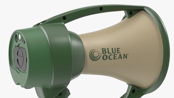 Blue ocean rugged megaphone model - TurboSquid 1631504