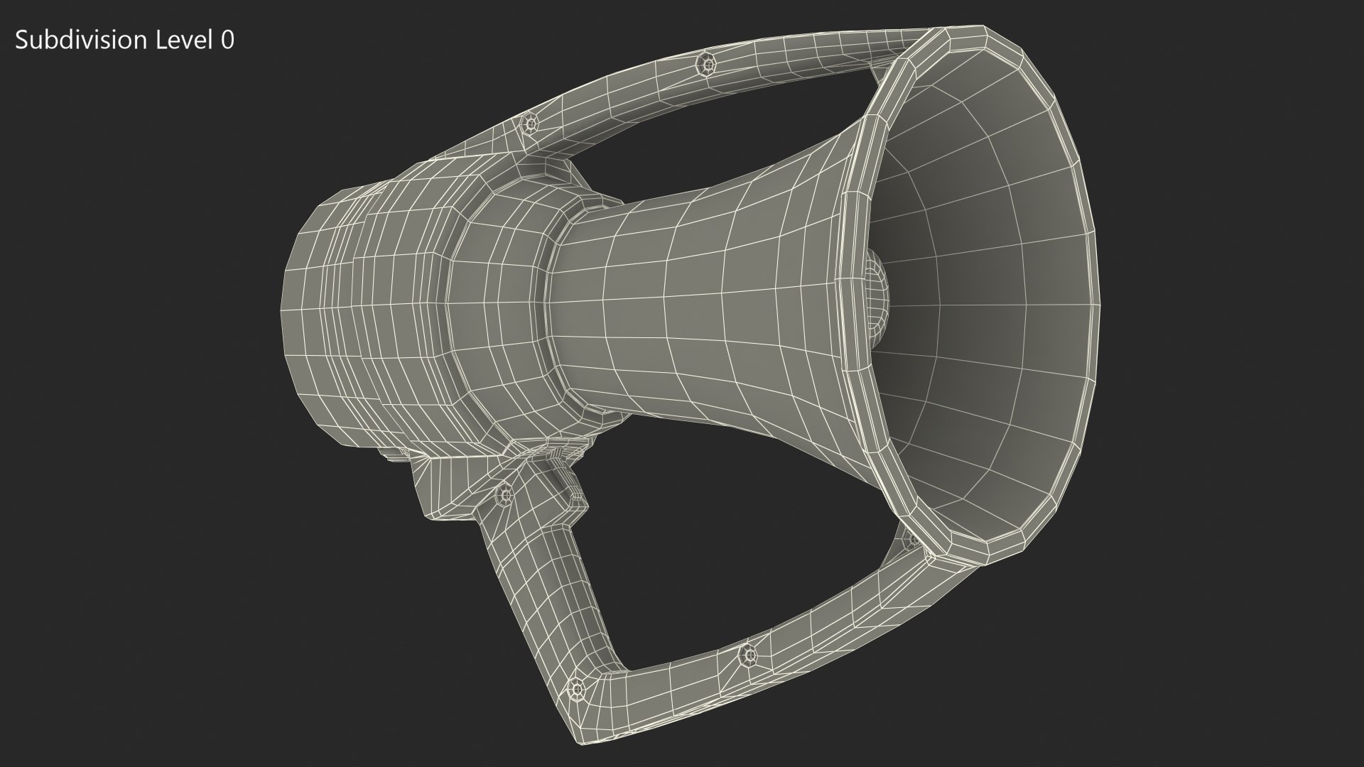 Blue Ocean Rugged Megaphone Model - TurboSquid 1631504