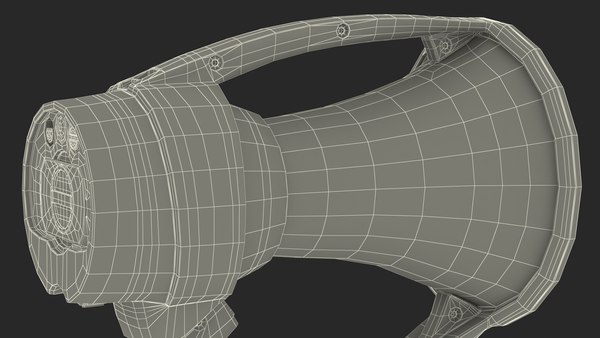 Blue ocean rugged megaphone model - TurboSquid 1631504