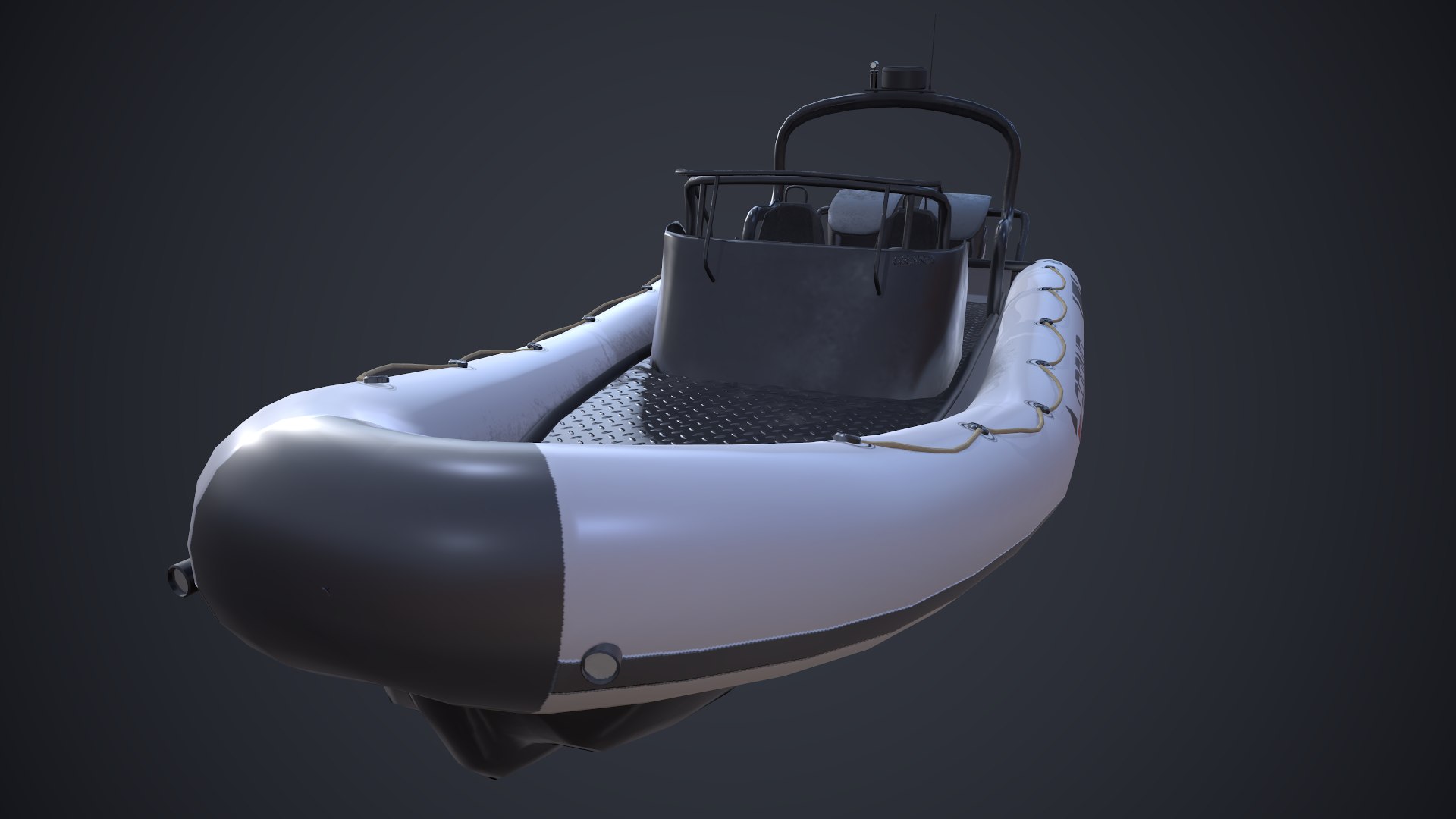 3D Grand Dinghy Boat Model - TurboSquid 1794295