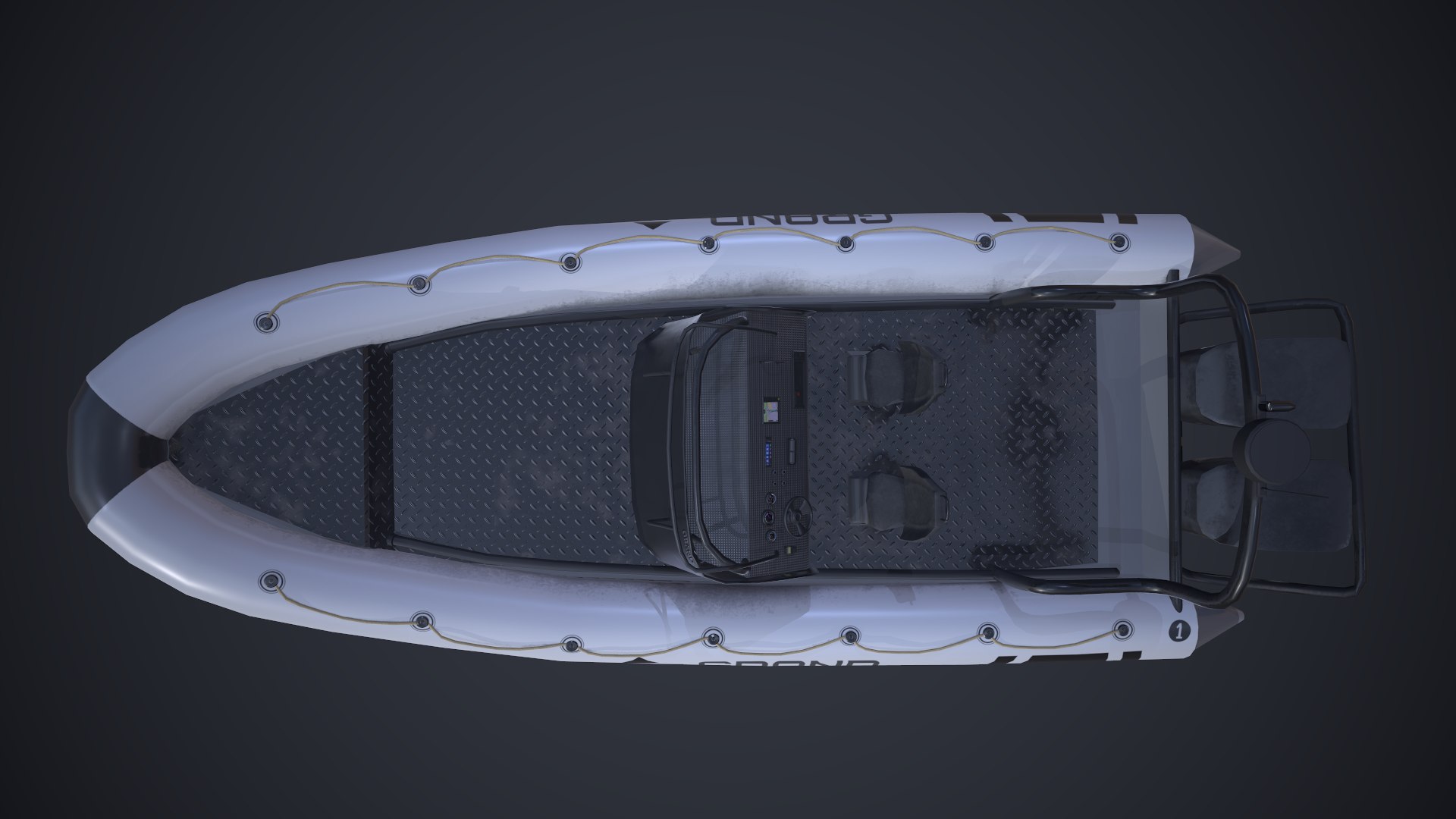 3D Grand Dinghy Boat Model - TurboSquid 1794295