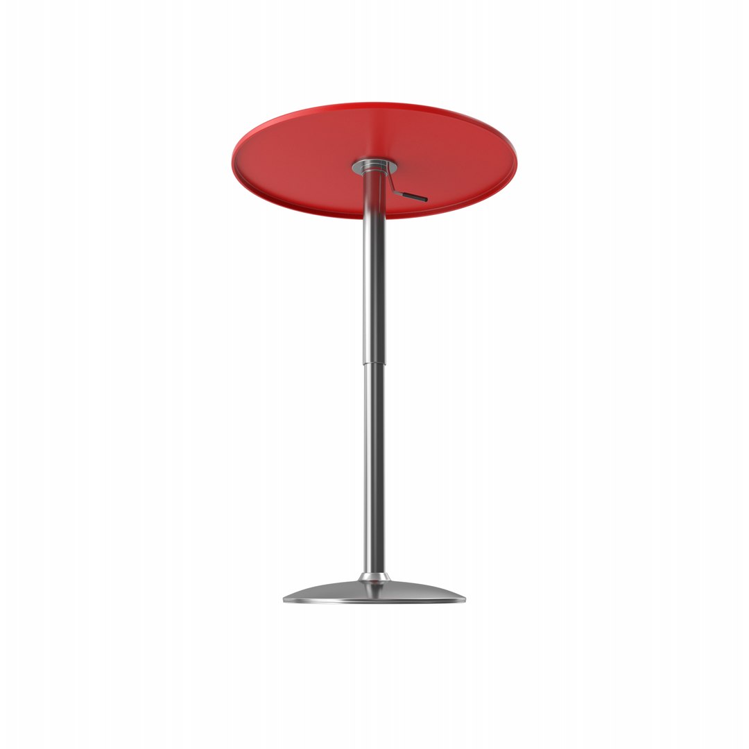 3D Red Bar Table Model - TurboSquid 1845391