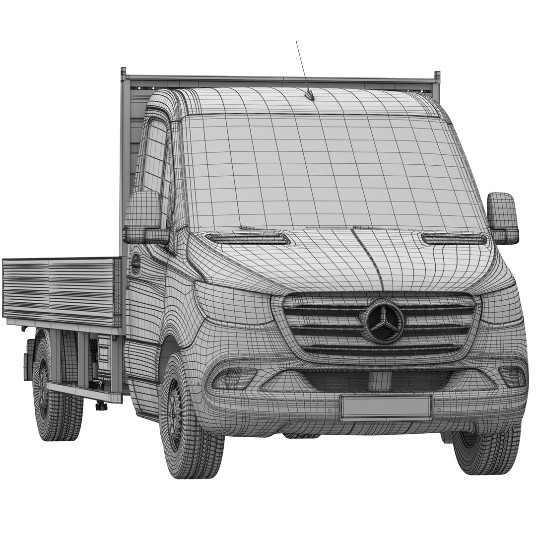 Sprinter Chassis Cab L3 3D Model - TurboSquid 1825538