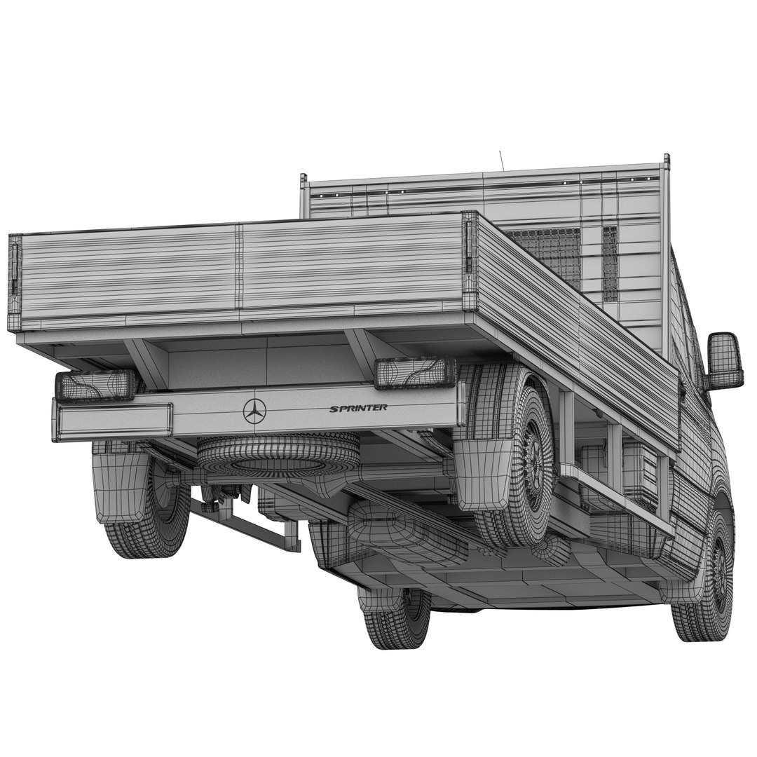 Sprinter Chassis Cab L3 3D Model - TurboSquid 1825538