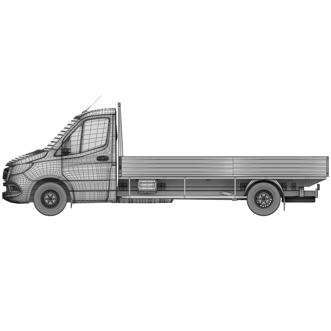 Sprinter Chassis Cab L3 3D Model - TurboSquid 1825538