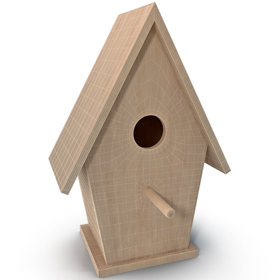 3d model bird house design
