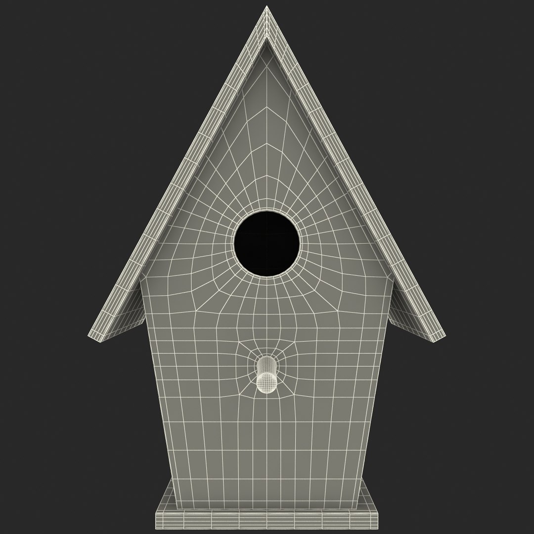 3d model bird house design
